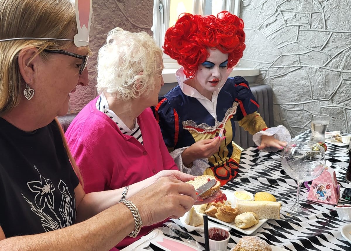 Wonderland at The Anchorage for Mad Hatter's tea party | The Devon Daily