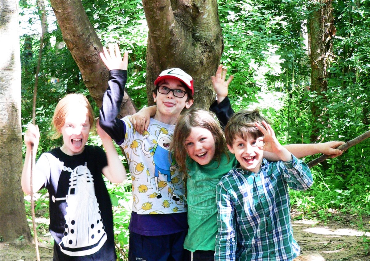 Kids get back to nature in the woods as Forest School takes on North ...
