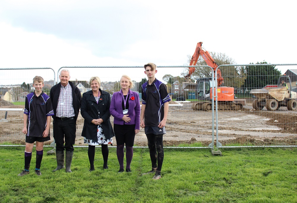 Plympton Academy delighted as works start on new all-weather pitch ...