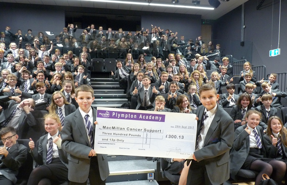 Plympton Academy students raise money for charity | The Devon Daily