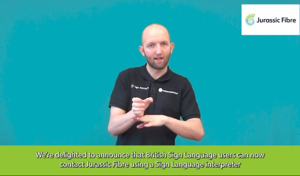 Deaf customers get British Sign Language interpreter at Jurassic Fibre ...